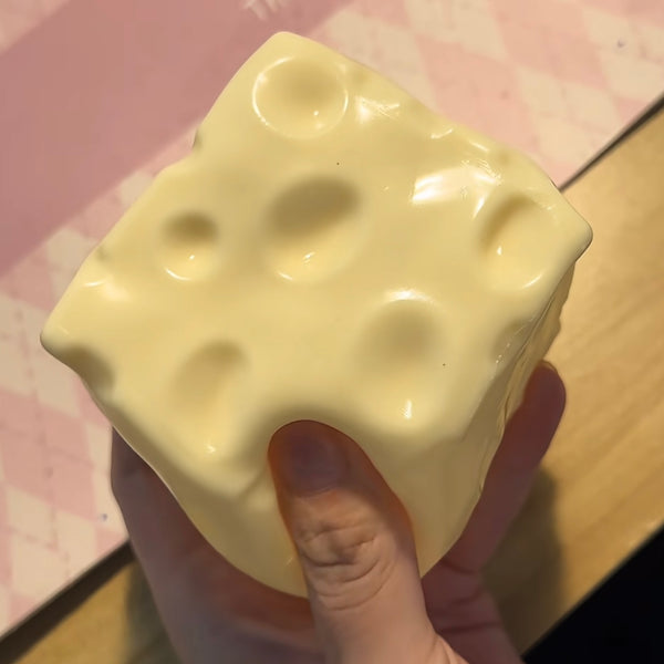 Giant Soft Butter Base/ Crunchy Blocks Square Cheese Stress Ball Fidge ...
