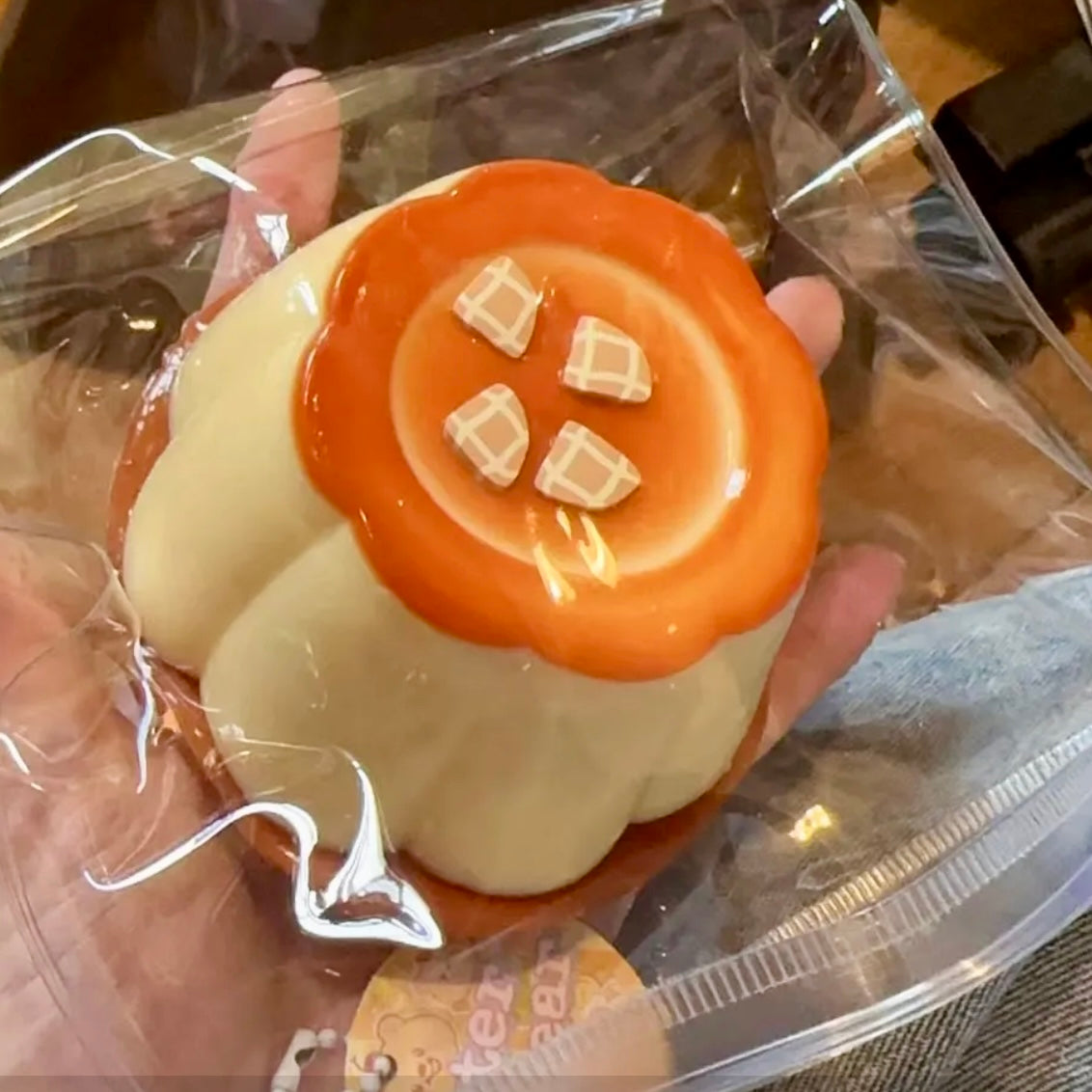 Caramel pudding water-like texture taba squishy toy – Charming Cheese